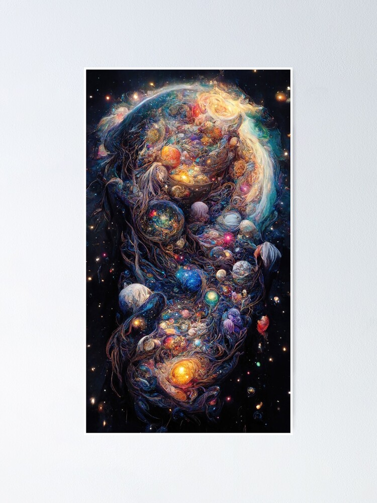 ""The Roots" - Map of the Universe #9" Poster for Sale by asher-wolff ...