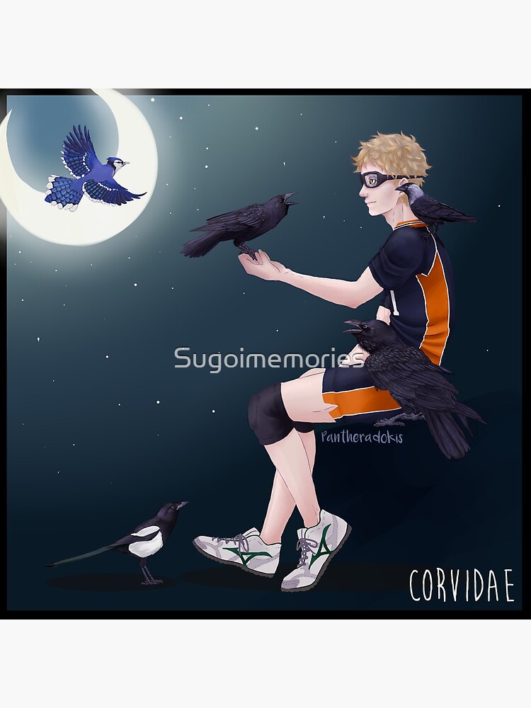"Corvidae" Poster by Sugoimemories | Redbubble