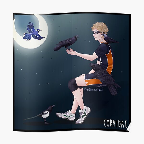 "Corvidae" Poster by Sugoimemories | Redbubble