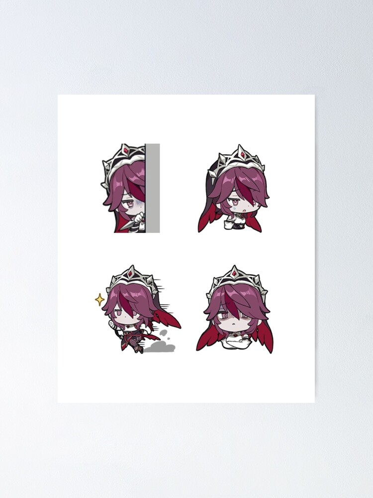 "Rosaria | Genshin Impact Stickers" Poster for Sale by tommyflup ...
