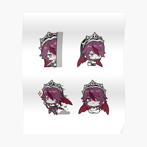 "Rosaria | Genshin Impact Stickers" Poster for Sale by tommyflup ...