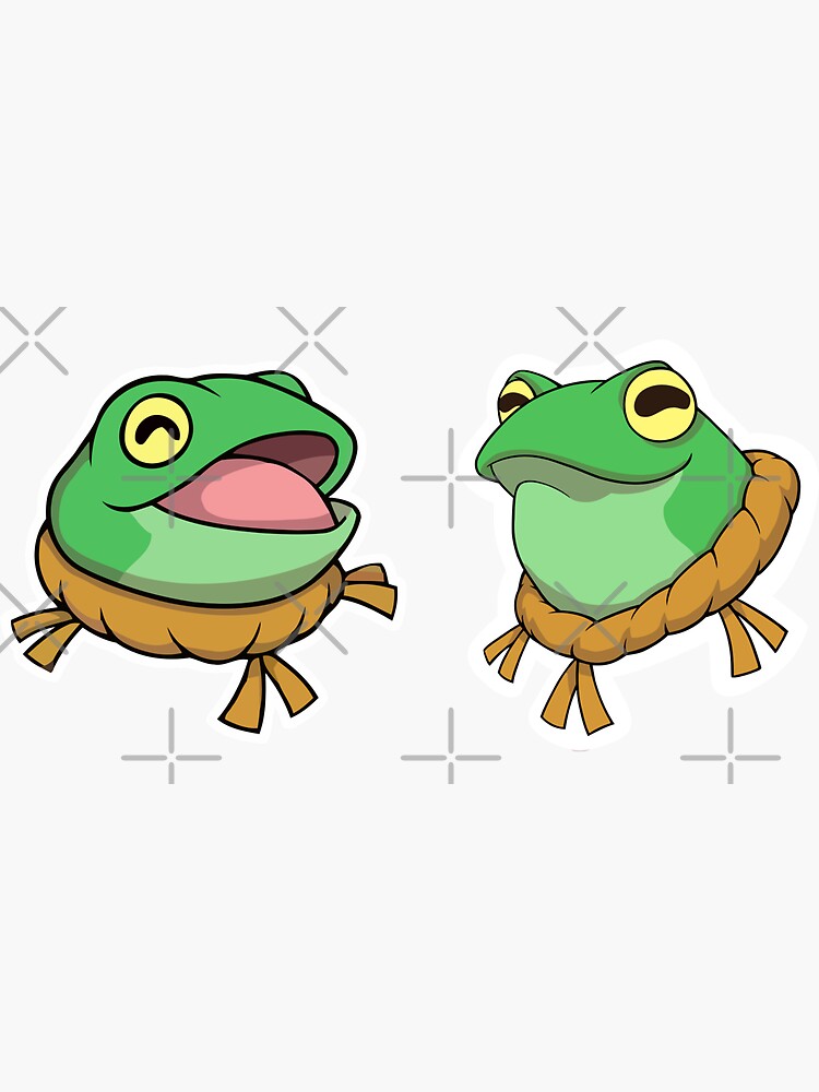 "Happy frog spray" Sticker for Sale by AnimesNGames | Redbubble