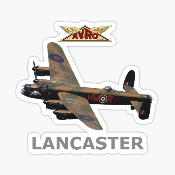 "Avro Lancaster WW2 heavy bomber" Sticker for Sale by Digitalfred ...