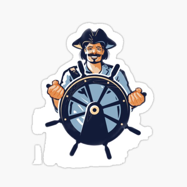 "Captain" Sticker for Sale by Sohailop | Redbubble