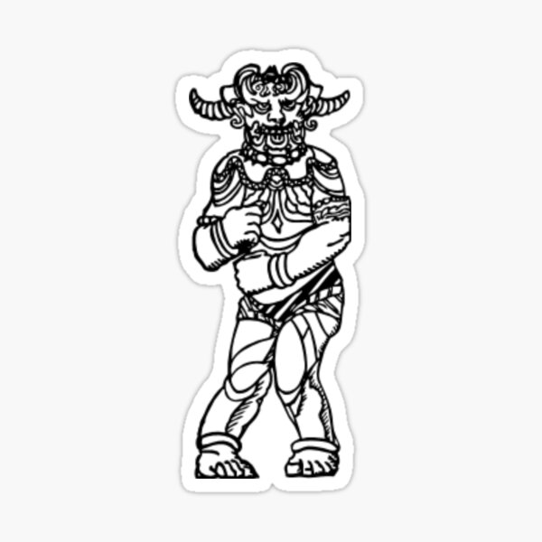 "Old Rude Devil" Sticker for Sale by BlackStarGirl | Redbubble