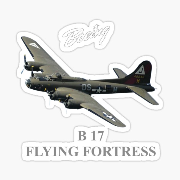 "Boeing B17 Flying Fortress" Sticker for Sale by Digitalfred | Redbubble