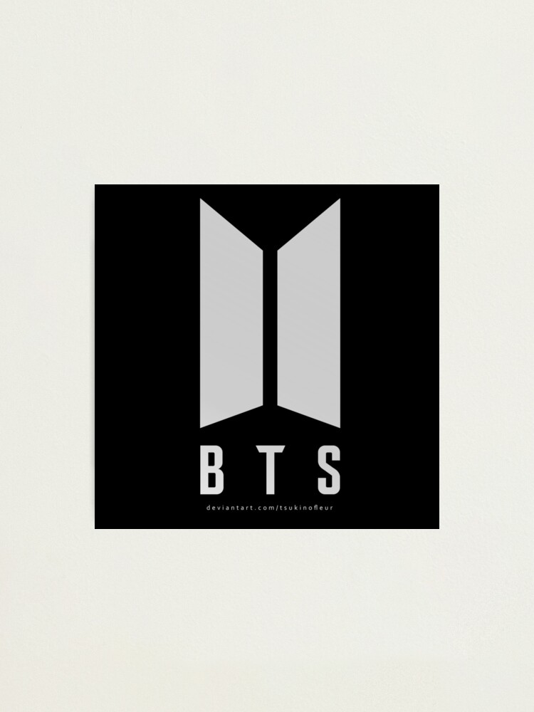 Impression photo « BTS, logo du groupe, coréen, V, RM, Jin Kook, logo ...