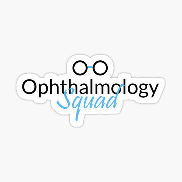 "Ophthalmology Squad" Sticker for Sale by nacerben | Redbubble