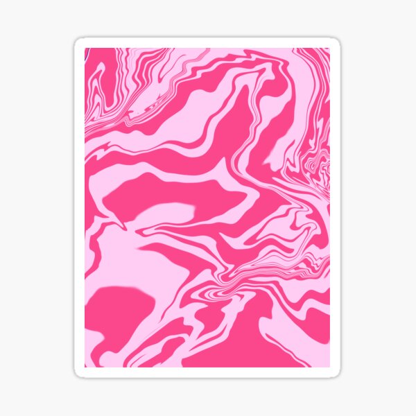 "AESTHETIC BARBIE GIRL TRIPPY SWIRLS" Sticker for Sale by CAMUN0T ...