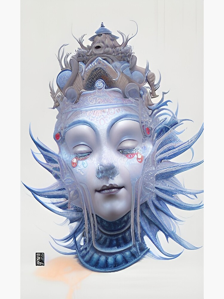 Lámina artística «Buda chino original Arte conceptual Ilustración ...