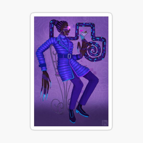 "Distortion Helen" Sticker for Sale by clairebearspark | Redbubble