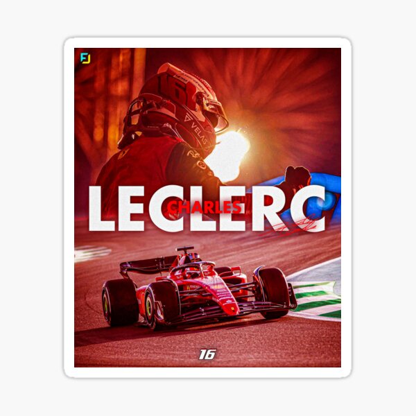 "Charles Leclerc of The Day" Sticker for Sale by KaneKunde | Redbubble