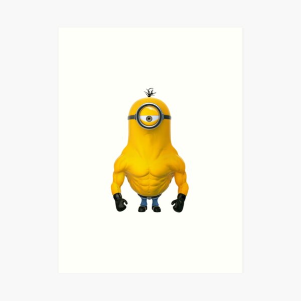 "Minions One In A Minion bodybuilding Sticker Design funny Minions One ...