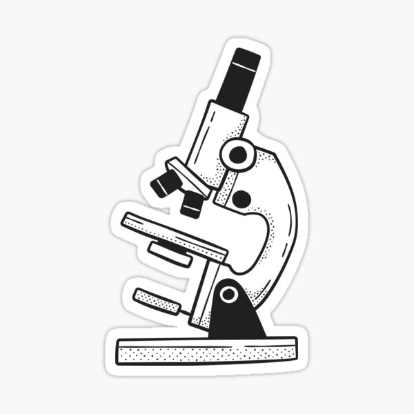 "microscope sticker" Sticker for Sale by softivart | Redbubble