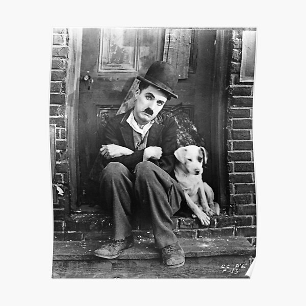 "Charlie Chaplin - A Dog's Life" Poster for Sale by chaplinofficial ...
