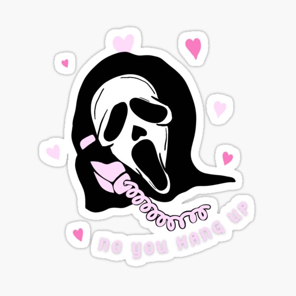 "GHOST FACE" Sticker for Sale by Raylenesmith111 | Redbubble