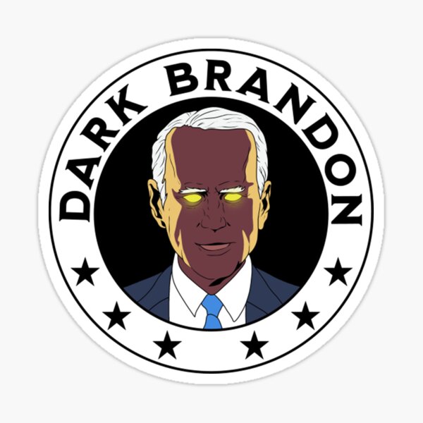 "Dark Brandon" Sticker for Sale by damqaaoi | Redbubble