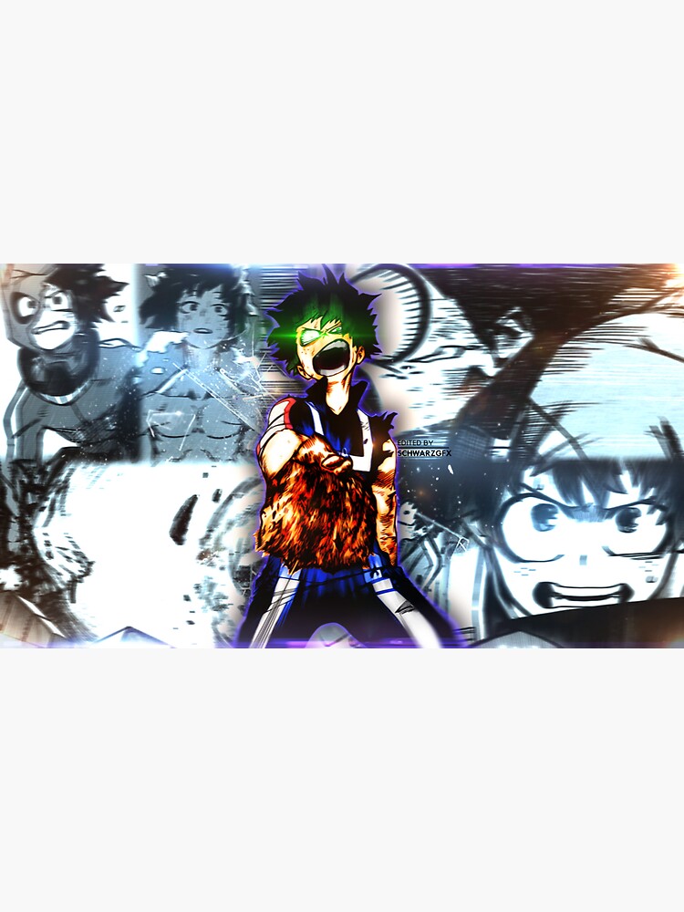 "Boku No Hero Academia Deku" Sticker for Sale by Zerlingg | Redbubble