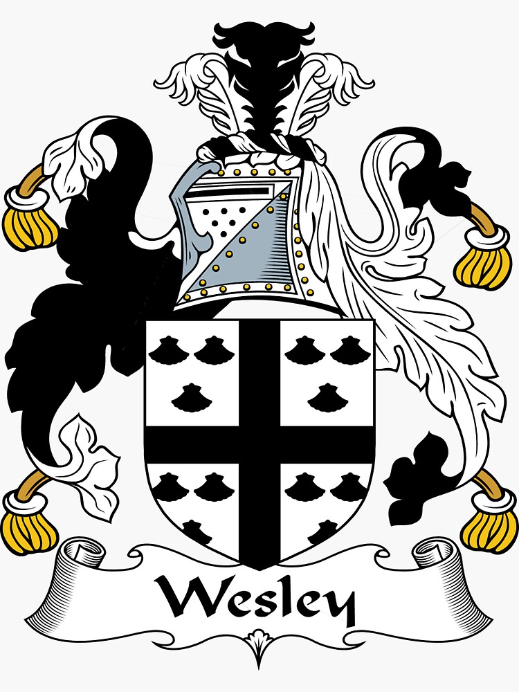 "Wesley " Sticker for Sale by HaroldHeraldry | Redbubble