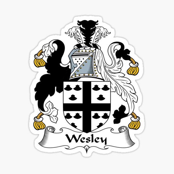 "Wesley " Sticker for Sale by HaroldHeraldry | Redbubble