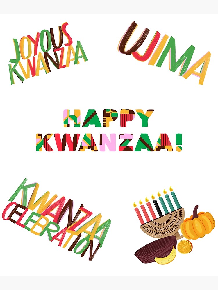 "Happy Kwanzaa Stickers, Kwanzaa Sticker Pack, Happy Kwanzaa ...