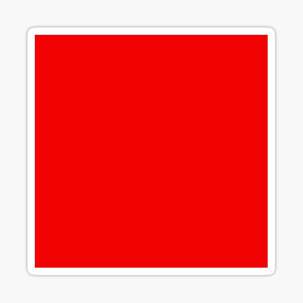 "Red Color" Sticker for Sale by nam-namira | Redbubble