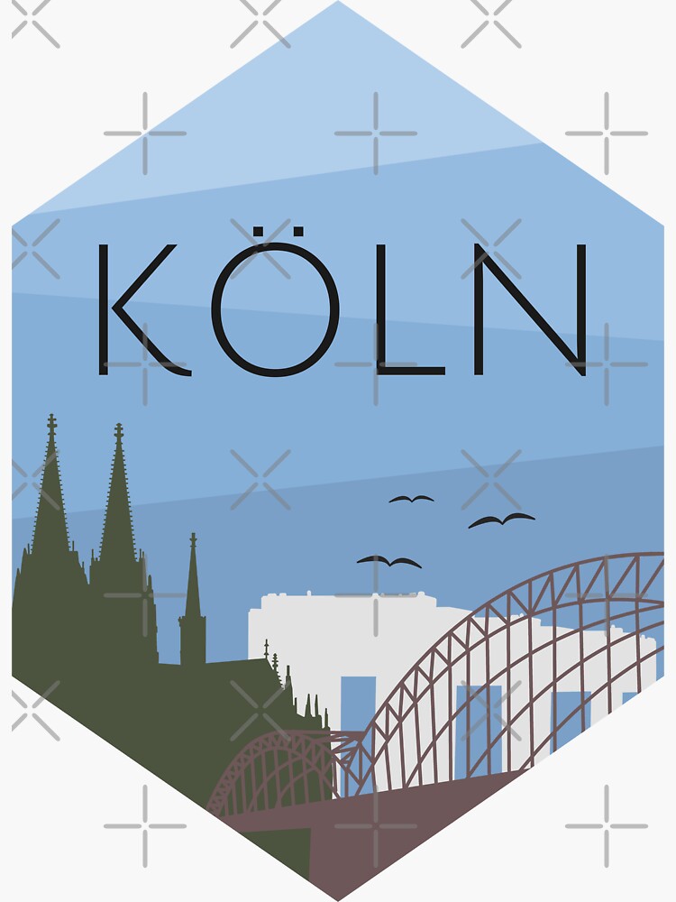 "Cologne logo" Sticker for Sale by dennmon | Redbubble