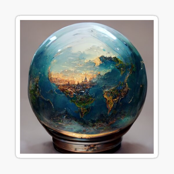 "the world globe" Sticker for Sale by Spoillone | Redbubble