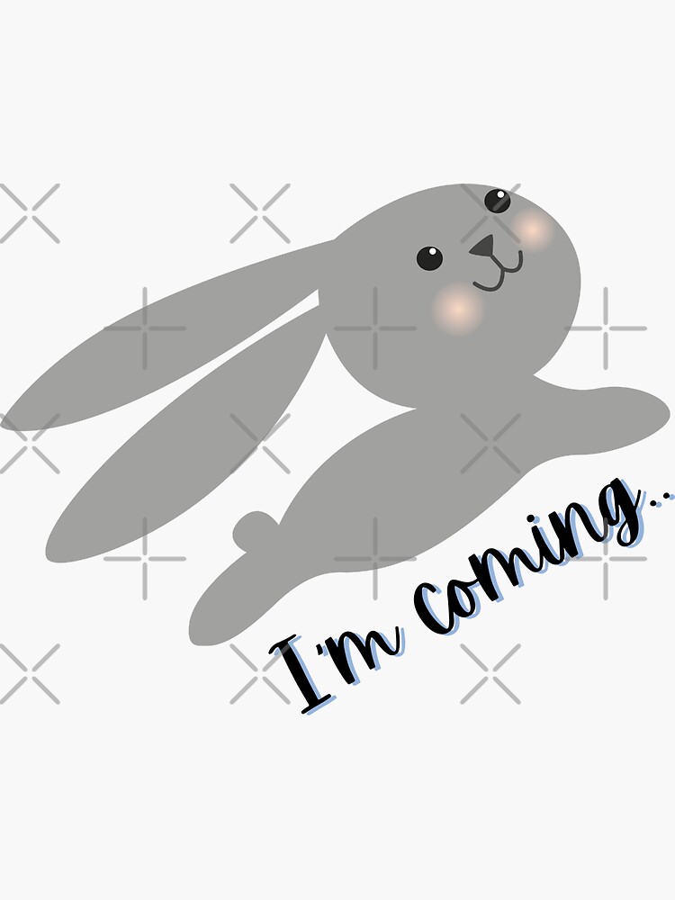 "Kawali Cute Bunny Cartoon" Sticker for Sale by PerfectBlend | Redbubble