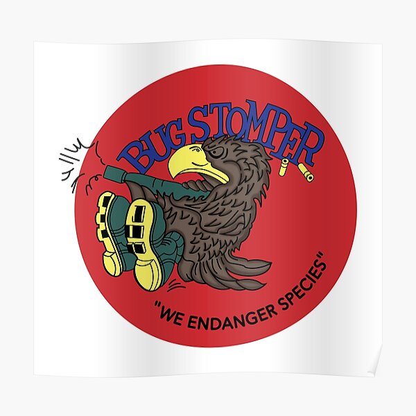 "Bug Stomper - Sulaco Dropship Original Logo" Poster by Purakushi ...