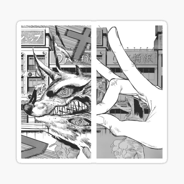 "Aki from Chainsaw Man" Sticker for Sale by areksuuuDesign | Redbubble