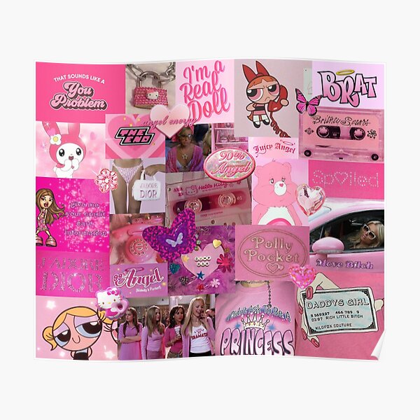 "Y2K Collage" Poster for Sale by somebodyelse | Redbubble