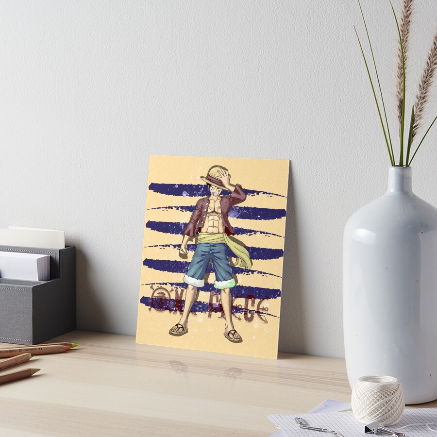 "Monkey D. Luffy" Art Board Print for Sale by GoodArtPix | Redbubble