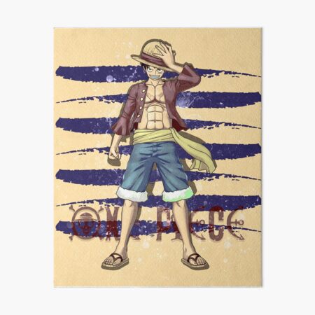 "Monkey D. Luffy" Art Board Print for Sale by GoodArtPix | Redbubble