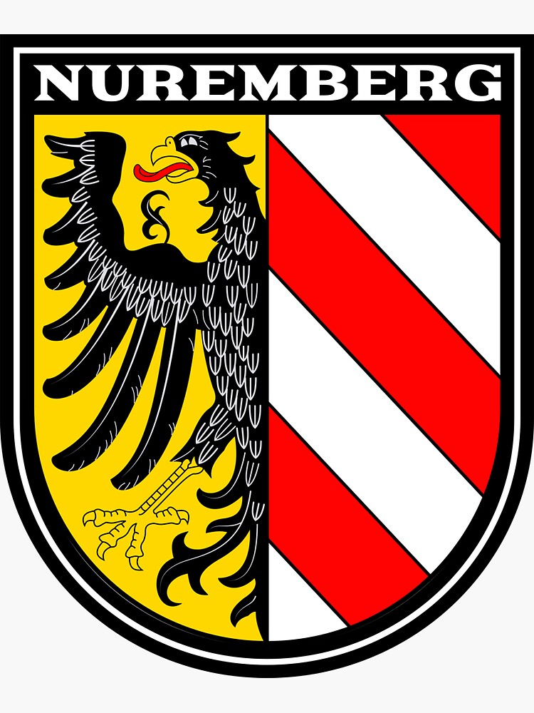 "Nuremberg Coat of Arms - Germany Badge" Sticker for Sale by ...
