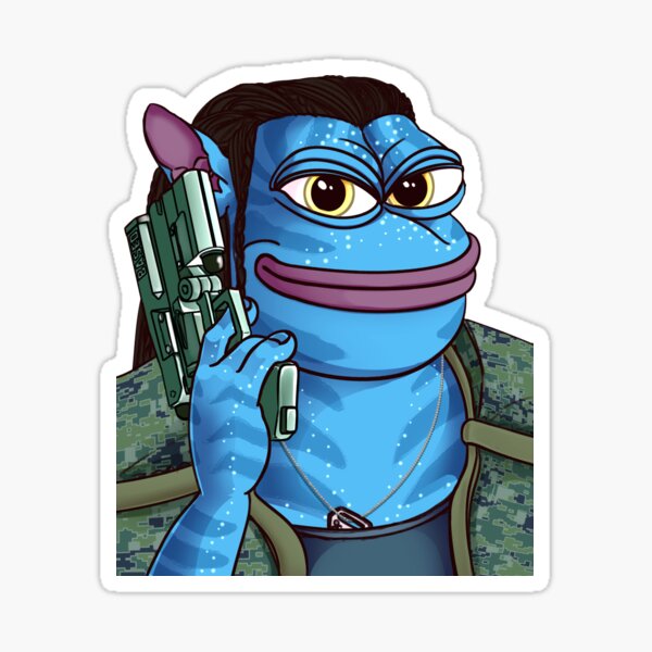 "The Commander" Sticker for Sale by AvatarGuy | Redbubble