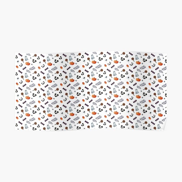 "halloween themed sticker pack" Poster for Sale by Rabbit-shop | Redbubble