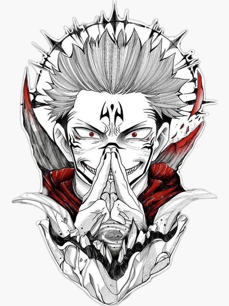 "Ryouiki Tenkai Sukuna Jujutsu Kaisen" Sticker for Sale by ...