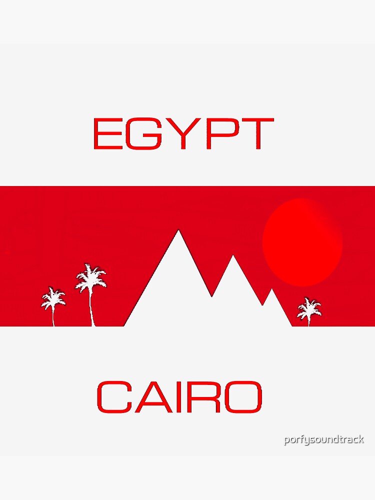 "Egypt Cairo" Sticker for Sale by porfysoundtrack | Redbubble