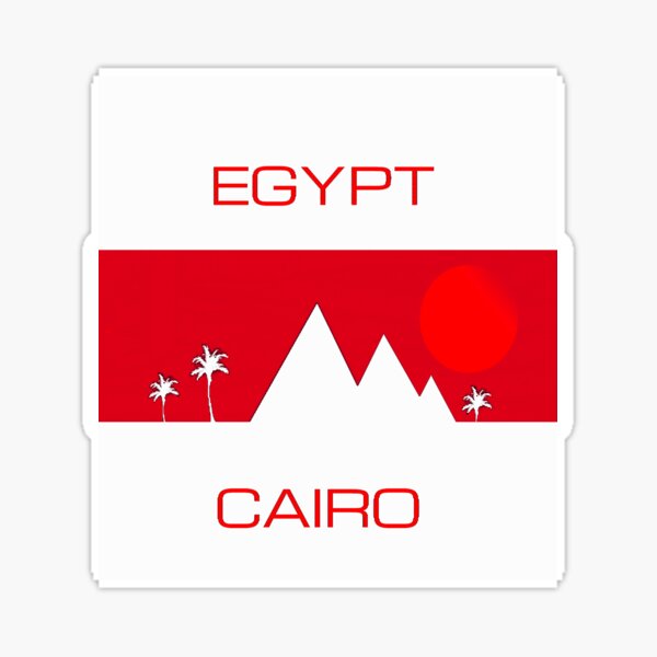 "Egypt Cairo" Sticker for Sale by porfysoundtrack | Redbubble