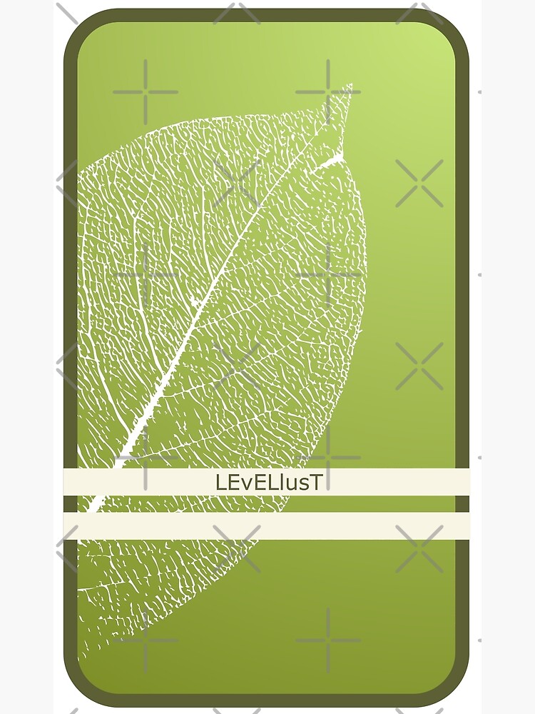"Memory Leaf." Poster for Sale by Levellust | Redbubble