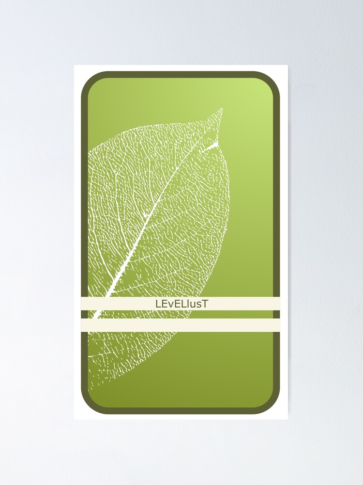 "Memory Leaf." Poster for Sale by Levellust | Redbubble