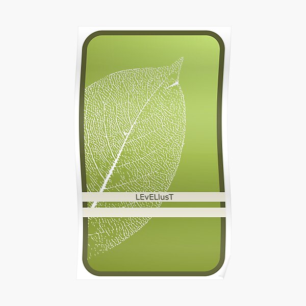 "Memory Leaf." Poster for Sale by Levellust | Redbubble