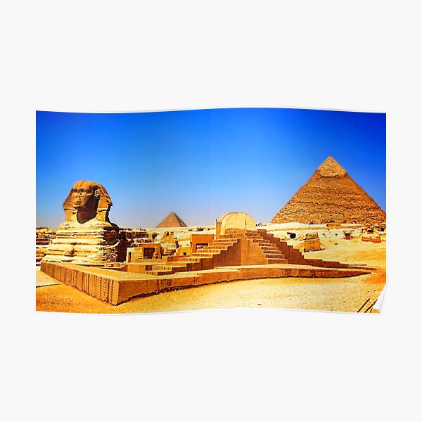 "The Great Sphinx of Giza" Poster for Sale by planetterra | Redbubble