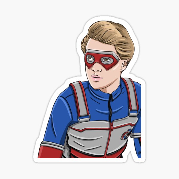 "Kid Danger - Heroic Digital" Sticker for Sale by Linneke | Redbubble