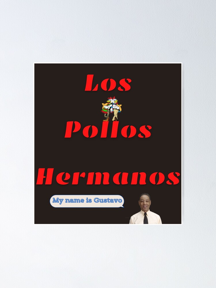 "Los Pollos Hermanos black logo" Poster for Sale by HugoHorvath | Redbubble