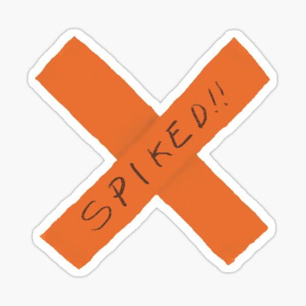 "Spiked! Orange Spike Tape" Sticker for Sale by Merlionne | Redbubble