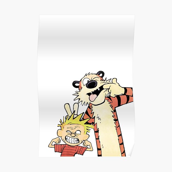 "Calvin And Hobbes Bill Watterson" Poster for Sale by Tema01 | Redbubble