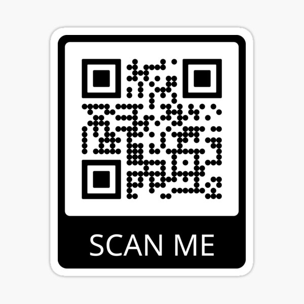 "Circle Hand Game QR - Agnostic Tatts" Sticker for Sale by Holiiis ...