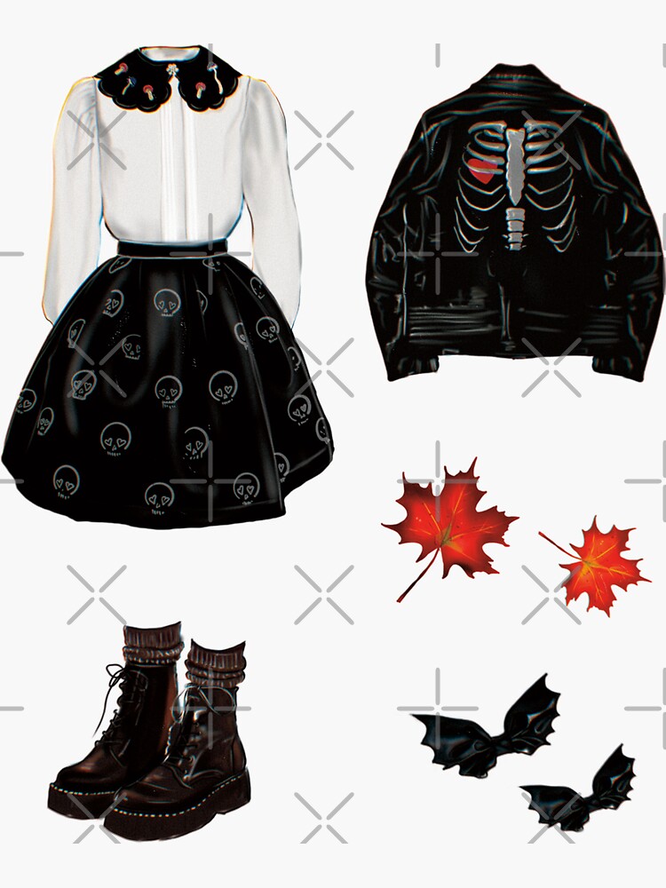 "First day of Autumn " Sticker for Sale by xsaxsandra | Redbubble